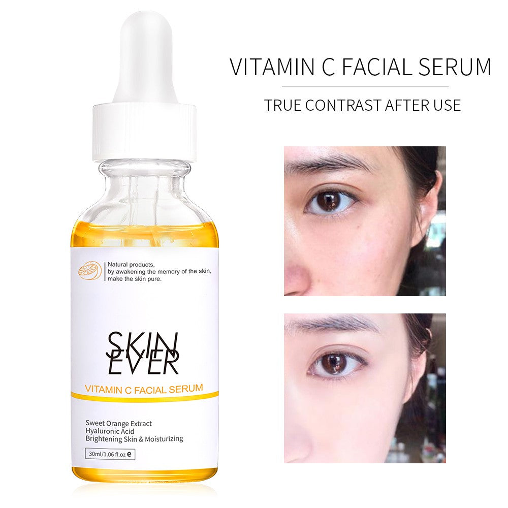 SKIN EVER Vitamin C Facial Cleanser + Facial Serum - Visit Cosmetics