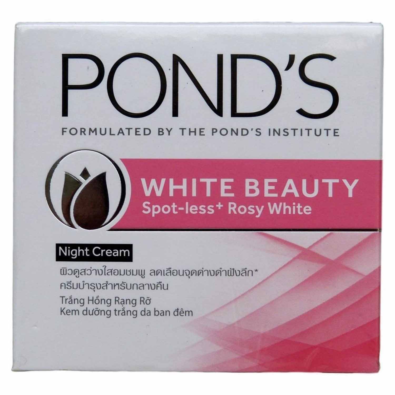Ponds White Beauty Super Night Cream Dewy 50G - Visit Cosmetics