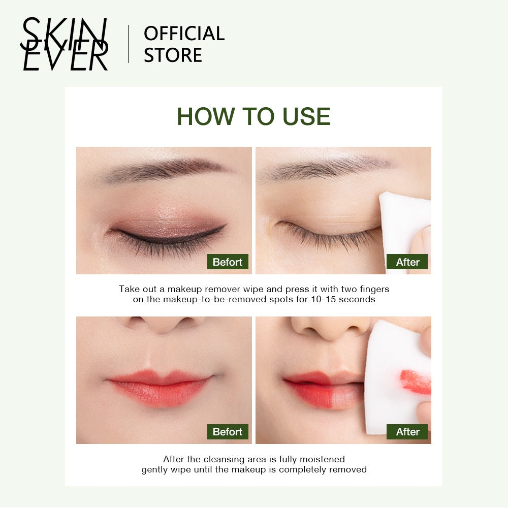 SKIN EVER Centella Makeup Wipes (1 PCS) - Visit Cosmetics