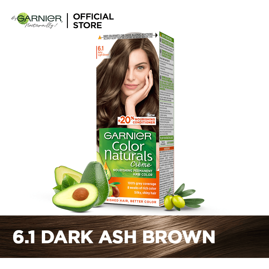 Garnier Color Naturals- 6.1 Dark Ash Blonde Hair Color - Visit Cosmetics