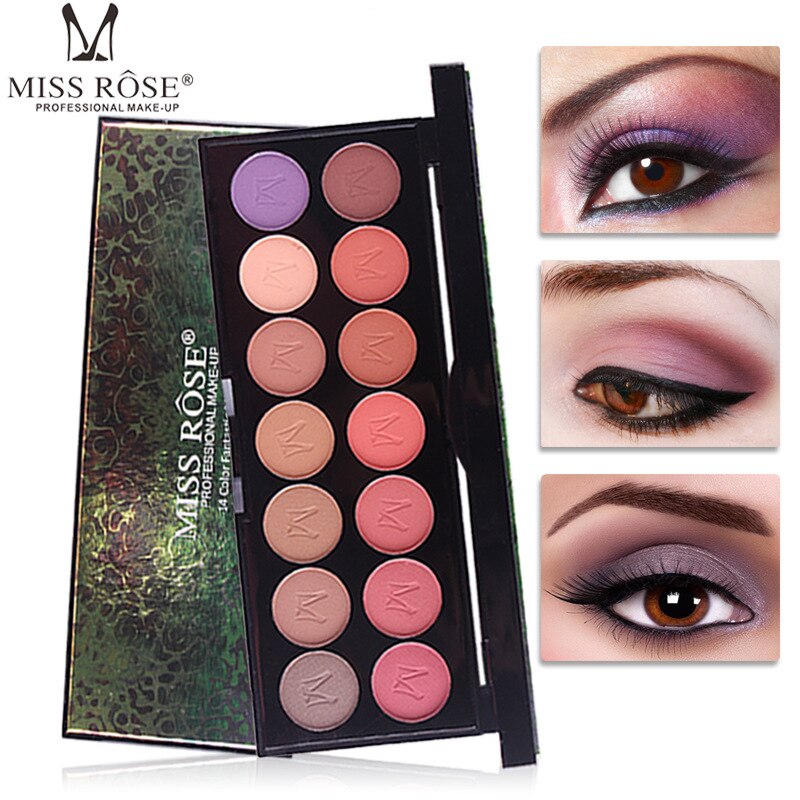 Miss Rose Matte Eye Shadow 14 Color - Visit Cosmetics