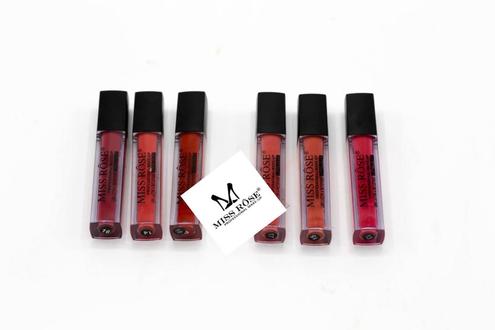 MISS ROSE Set of 6 Liquid Matte Lipsticks - Visit Cosmetics