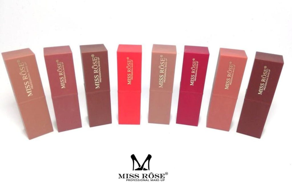 MISS ROSE Set of 8 Long Lasting Lipsticks - Visit Cosmetics