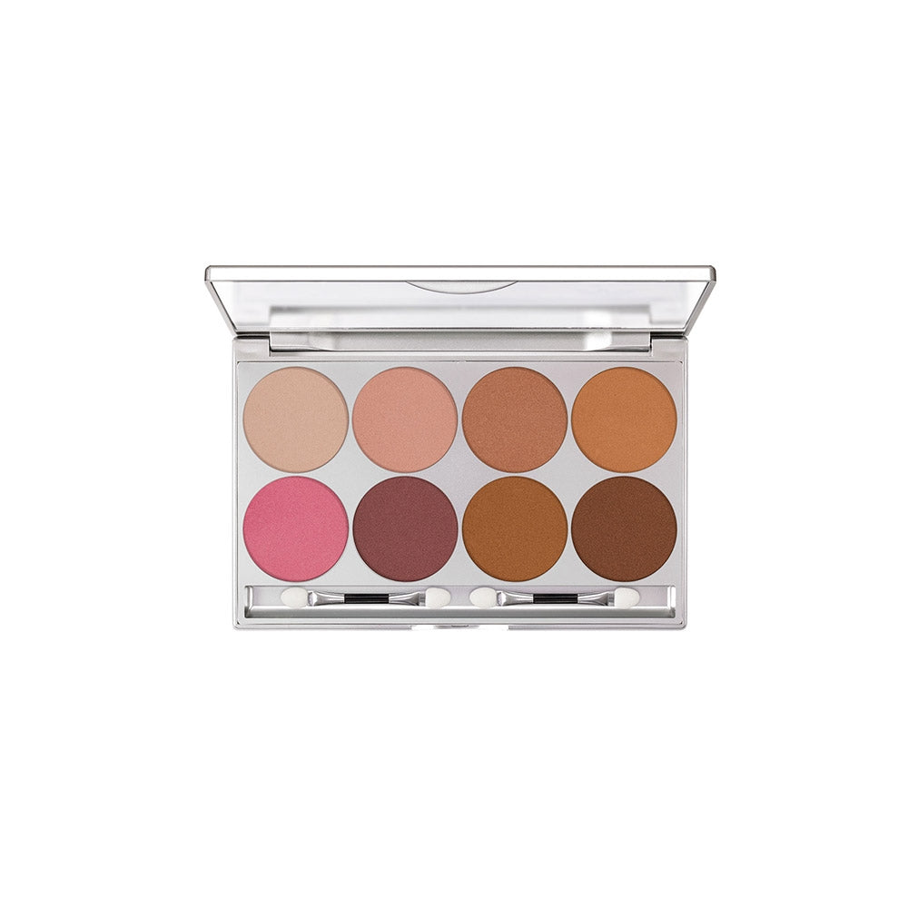 Kryolan - Glamour Glow Palette - 8 Colors Elegance - Visit Cosmetics