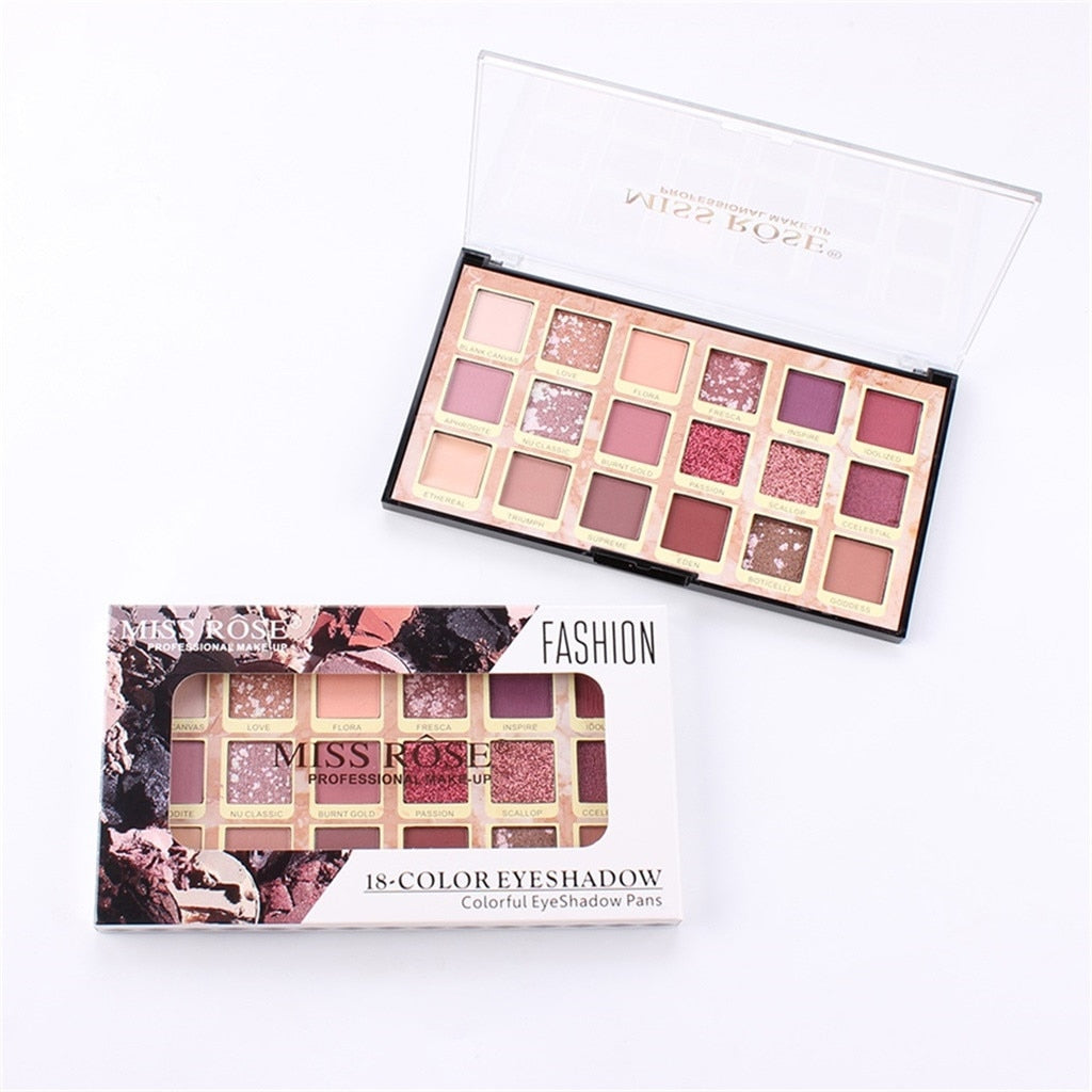 MISS ROSE Rose Gold Eyeshadow Palette - Visit Cosmetics