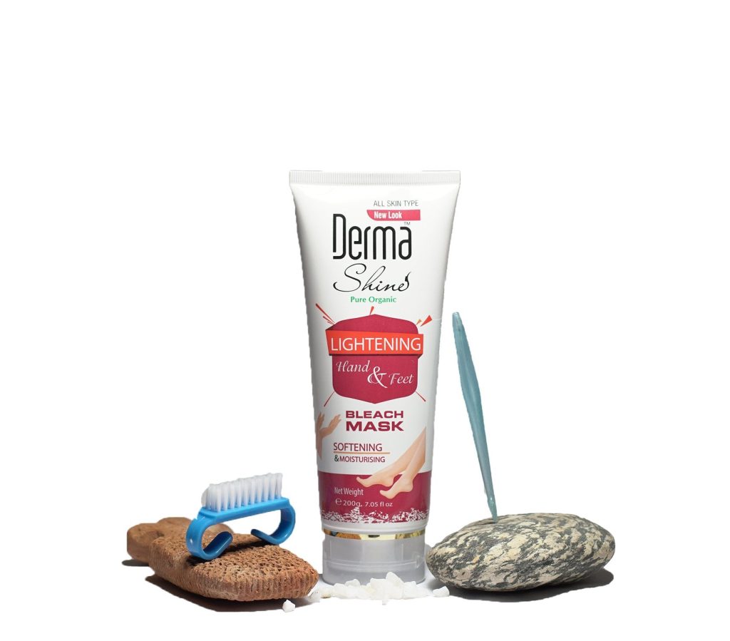 Derma Shine Hand and Feet Lightening Bleach Mask - Visit Cosmetics